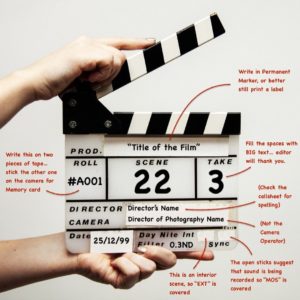 All about Clapperboards – ie. How to Slate like a Pro! – FilmCrewTips